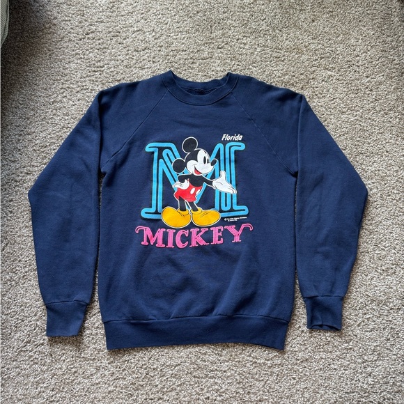 Disney | Sweaters | 98s Walt Disney World Florida Mickey Mouse ...